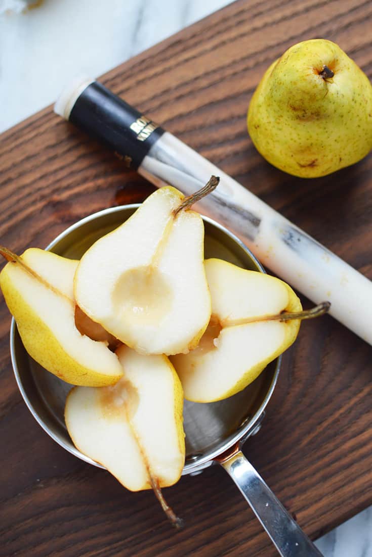 Easy Granola Honey Baked Pears | The Budget Mom