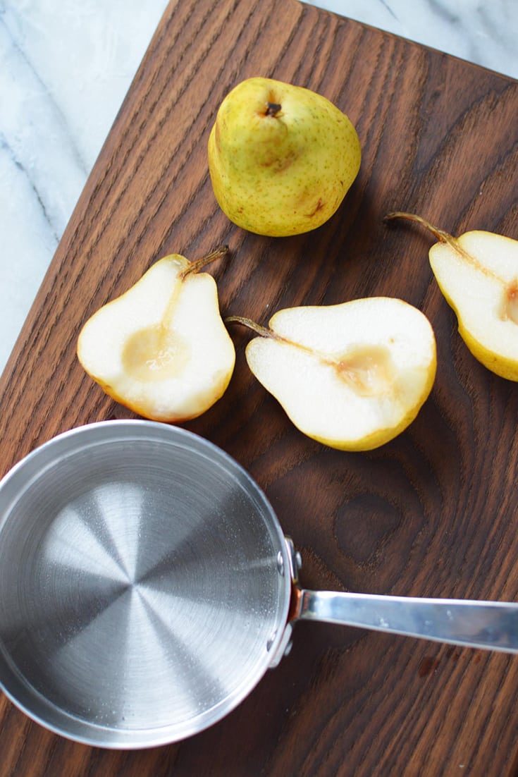 Easy Granola Honey Baked Pears | The Budget Mom